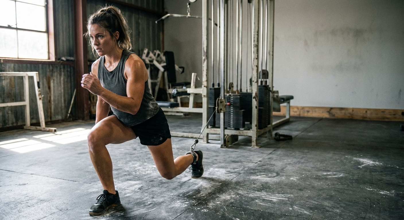 Cable Lunges That Erase Knee Sag and Spark Glute Drive